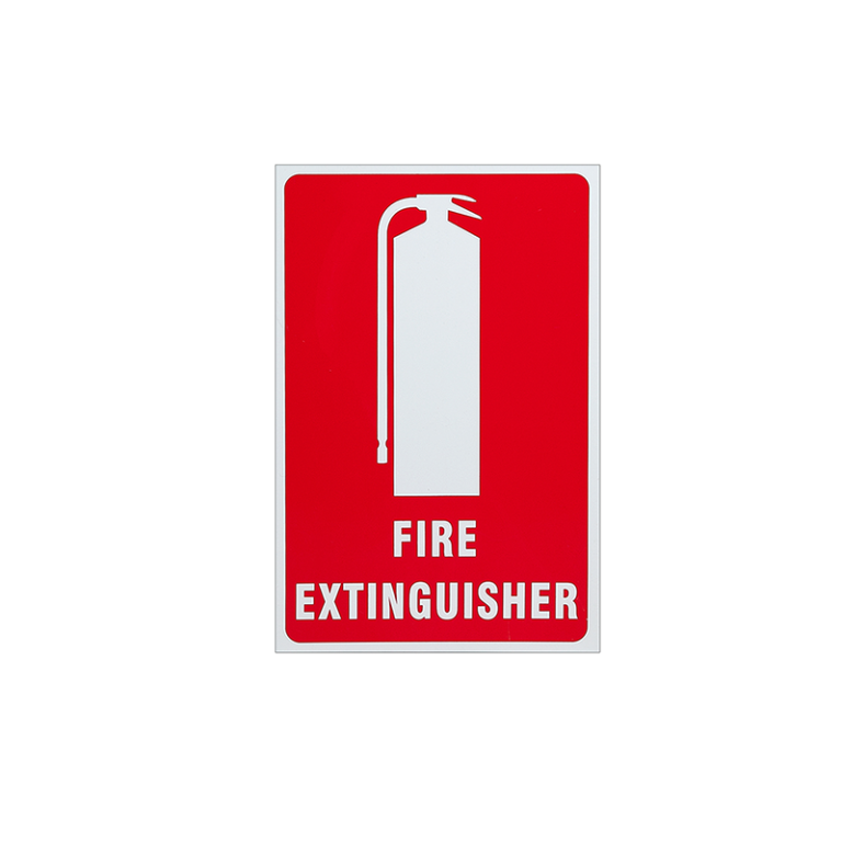Dry Chemical Powder Fire Extinguisher Sign