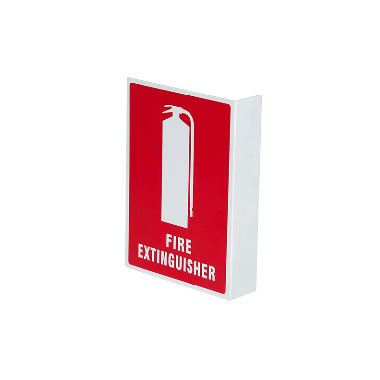 Fire Extinguisher Location Right Angle Sign